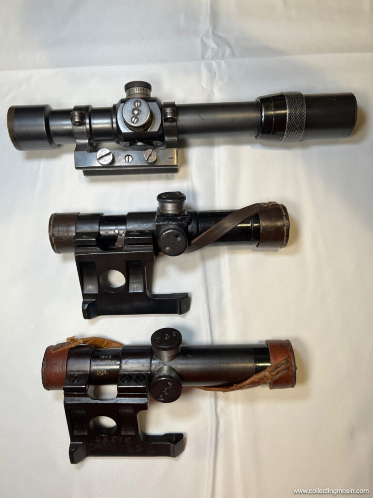 Russian scopes for Mosin Nagant rifles